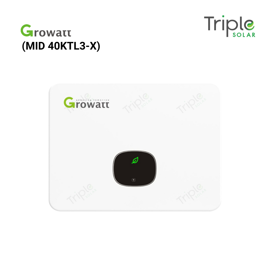 Growatt String MID 40 KTL3-X Three Phase Inverter (4x MPPT) | Triple Solar