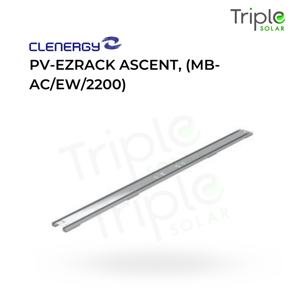 PV-ezRack Ascent, Main Base L2200, East- west(MB-AC/EW/2200) | Triple Solar