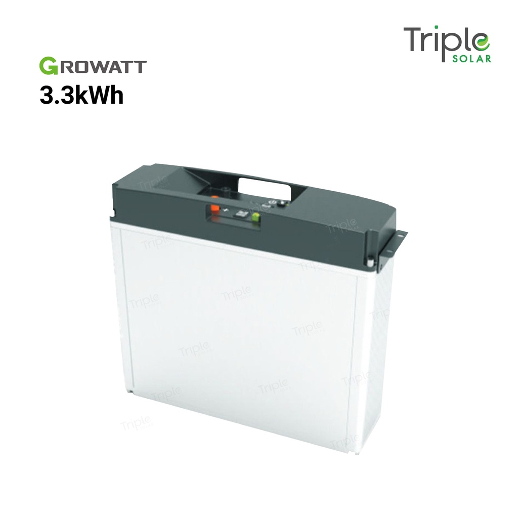 Growatt 3.3kWh Lithium Battery | ML33RTA | Triple Solar